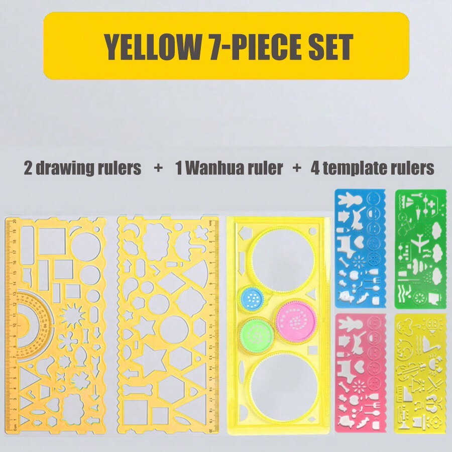 Multifunctional Ruler Set, Drawing Ruler, Drafting Ruler, Drafting Tool ...