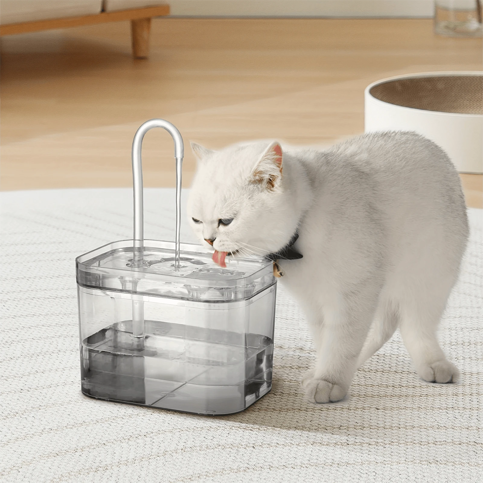 Pet Cat Automatic Water Dispenser Circulating Water Dispenser 1.5L ...
