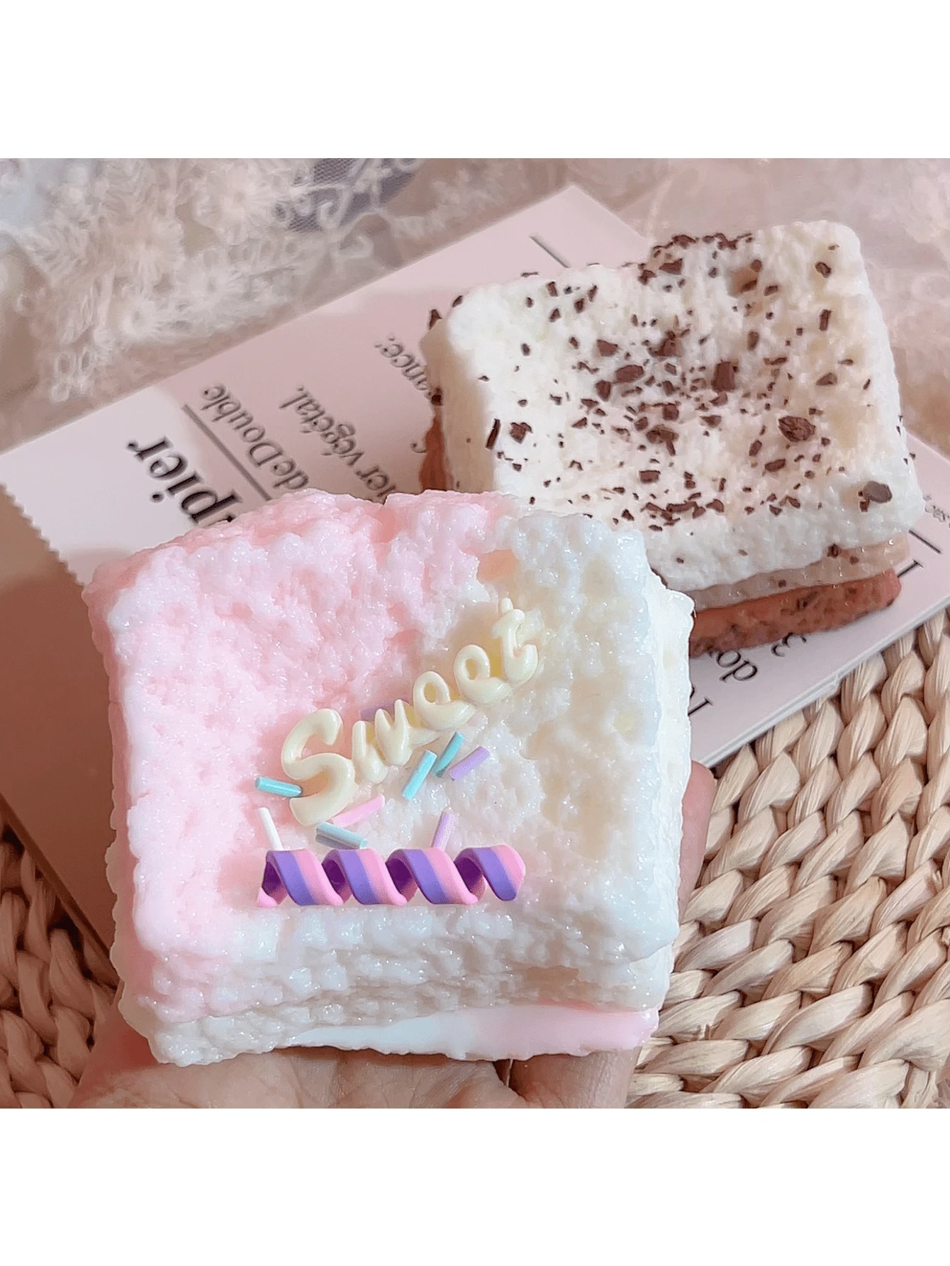 New Strawberry Chocolate & Blueberry 3-Layer Thick Toast Squishies ...