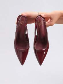 Fall/Winter 2025 Women's Classic Minimalist High Heels, PU Patent ...