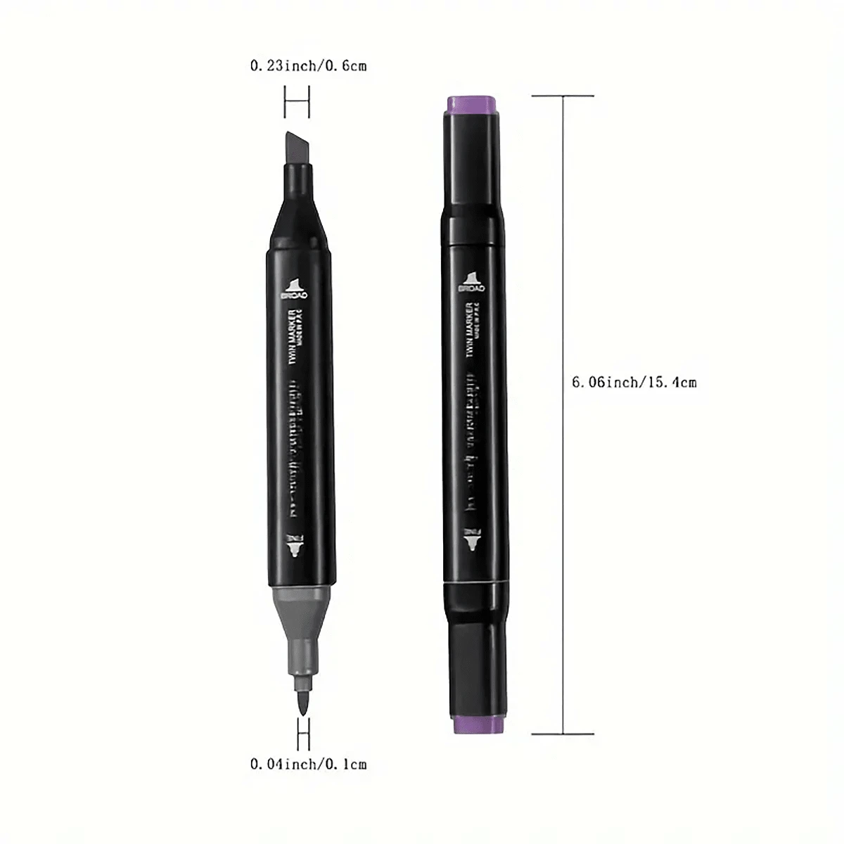 204/262pcs Double-Ended Art Marker Pen Set, Professional Drawing Sketch ...