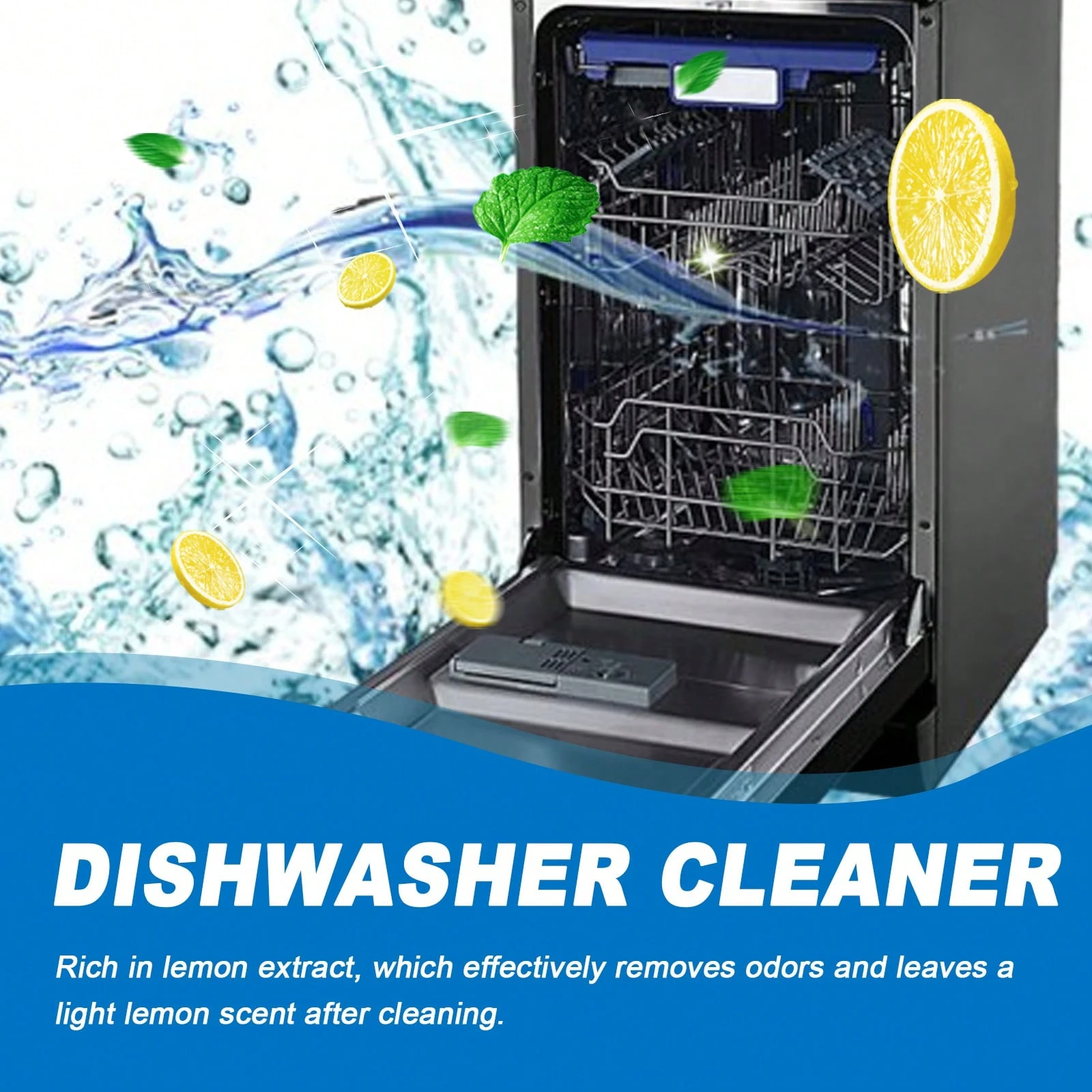 Jakehoe Dishwasher Cleaning Tablet Clean Water Grease Heavy Oil ...