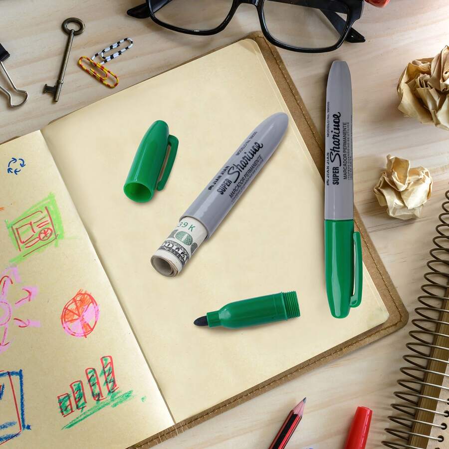 1pc Hidden Compartment Safety Pen, Looks Like Real Pen But Can Hold ...