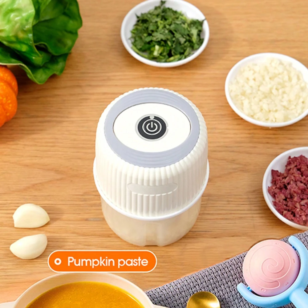 Garlic Puree Machine USB Charging, Electric Mini Garlic Puree Machine ...