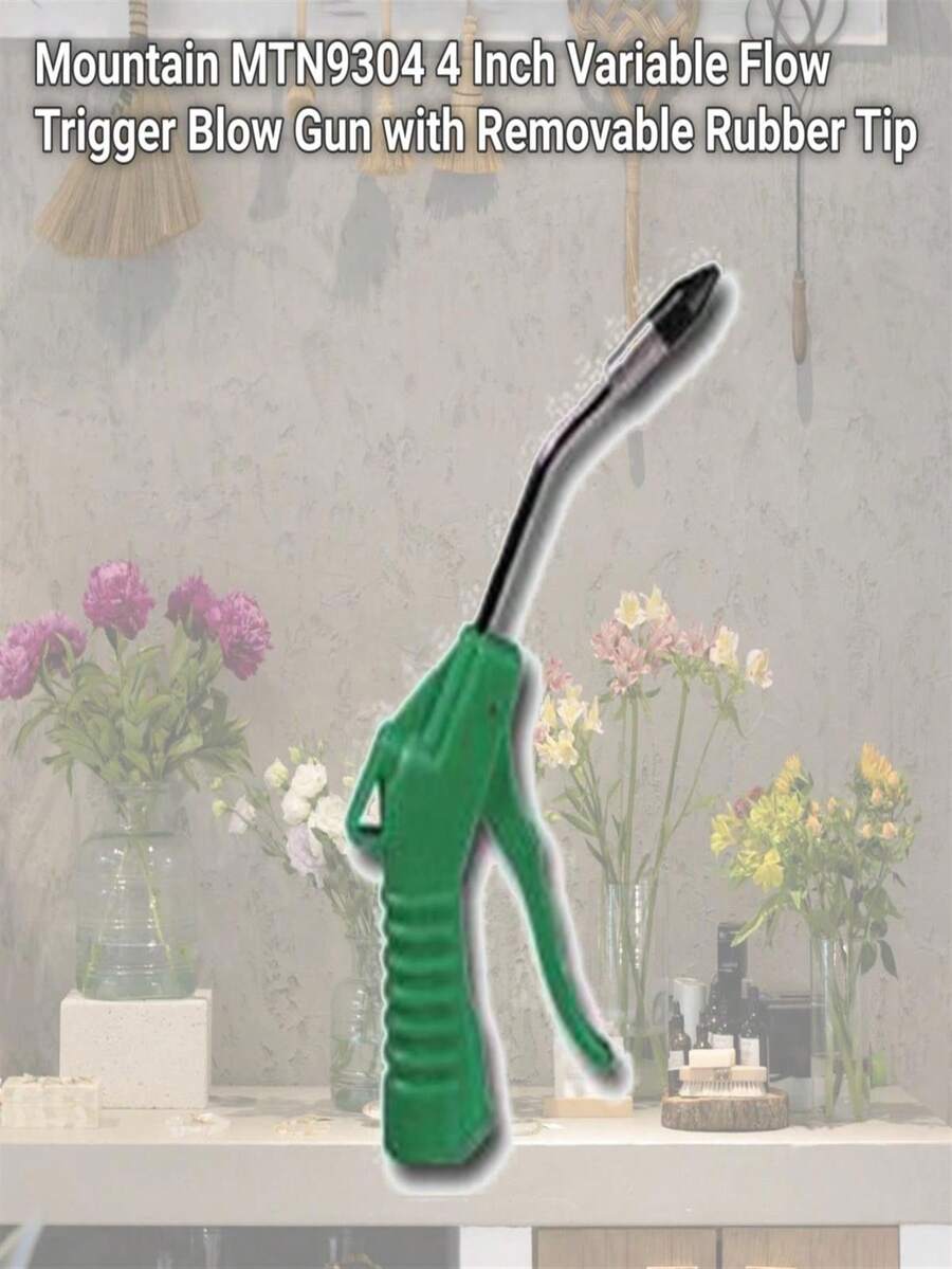 Mountain MTN9304 4 Inch Variable Flow Trigger Blow Gun With Removable ...