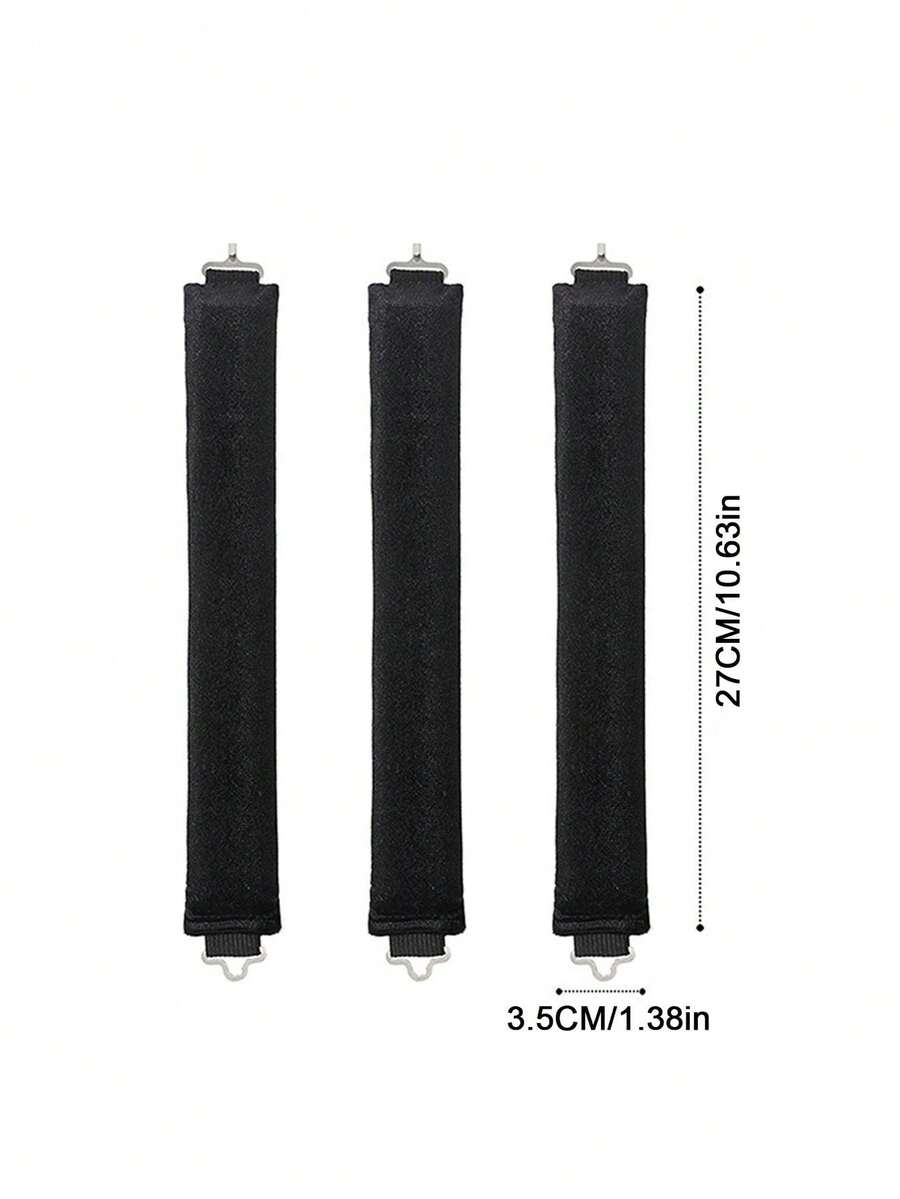 3pcs 3cm Heatless Curling Rod Female Curling Tool Simple Curling Big ...