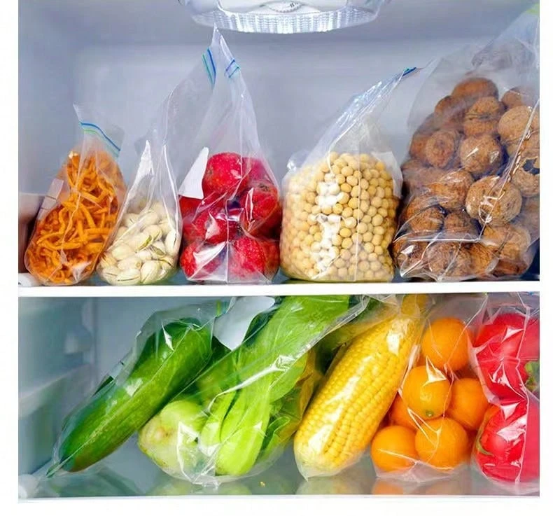 Food Sealing Bags, Reusable Airtight Food Storage Bags For Refrigerator ...