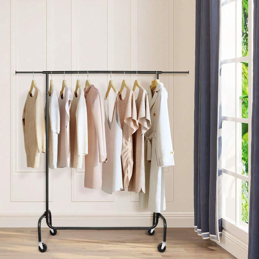 Perchero con Ruedas, Perchero Plegable De Alta Resistencia, Perchero De ...