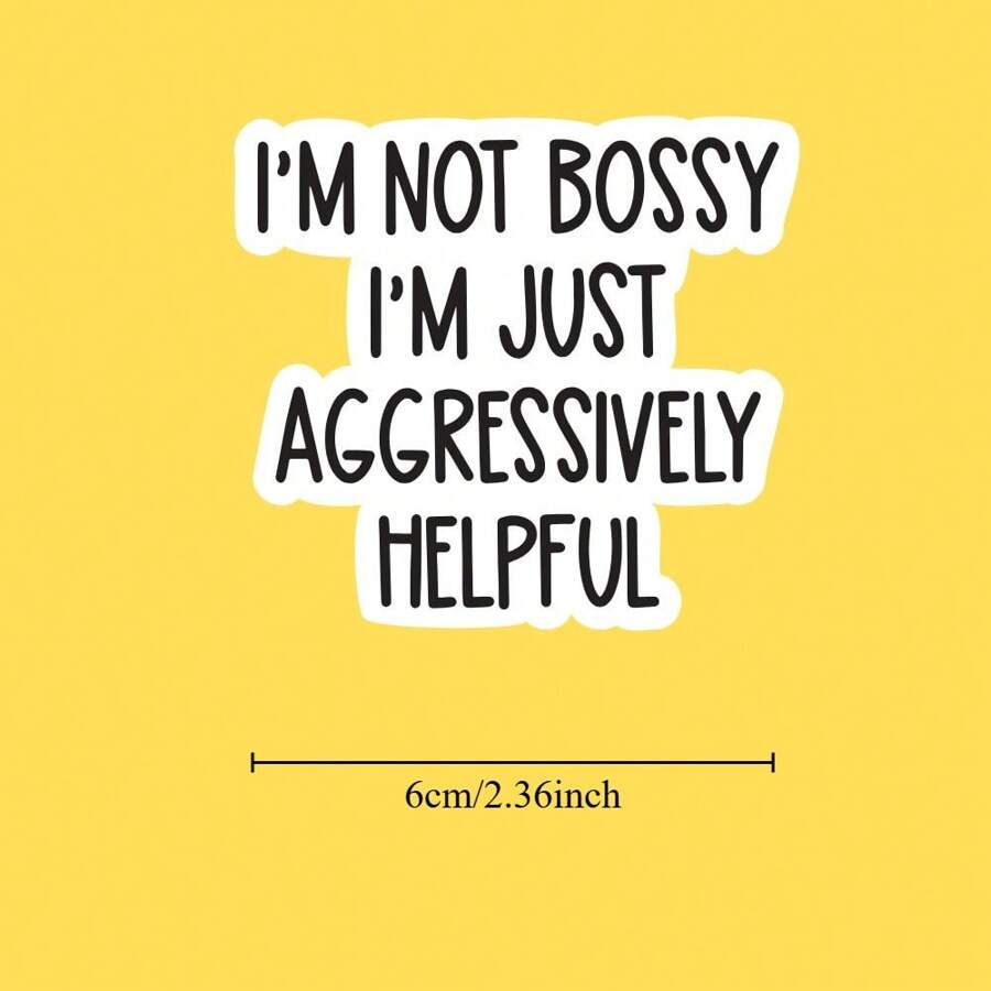 I'm Not Bossy Funny Sticker, Manager Stickers, Mom Sarcasm Workplace ...