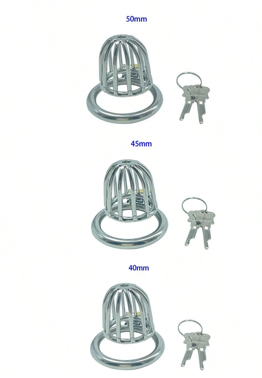 Male Stainless Steel Chastity Lock, Penis Cage, Restraint, Alternative ...