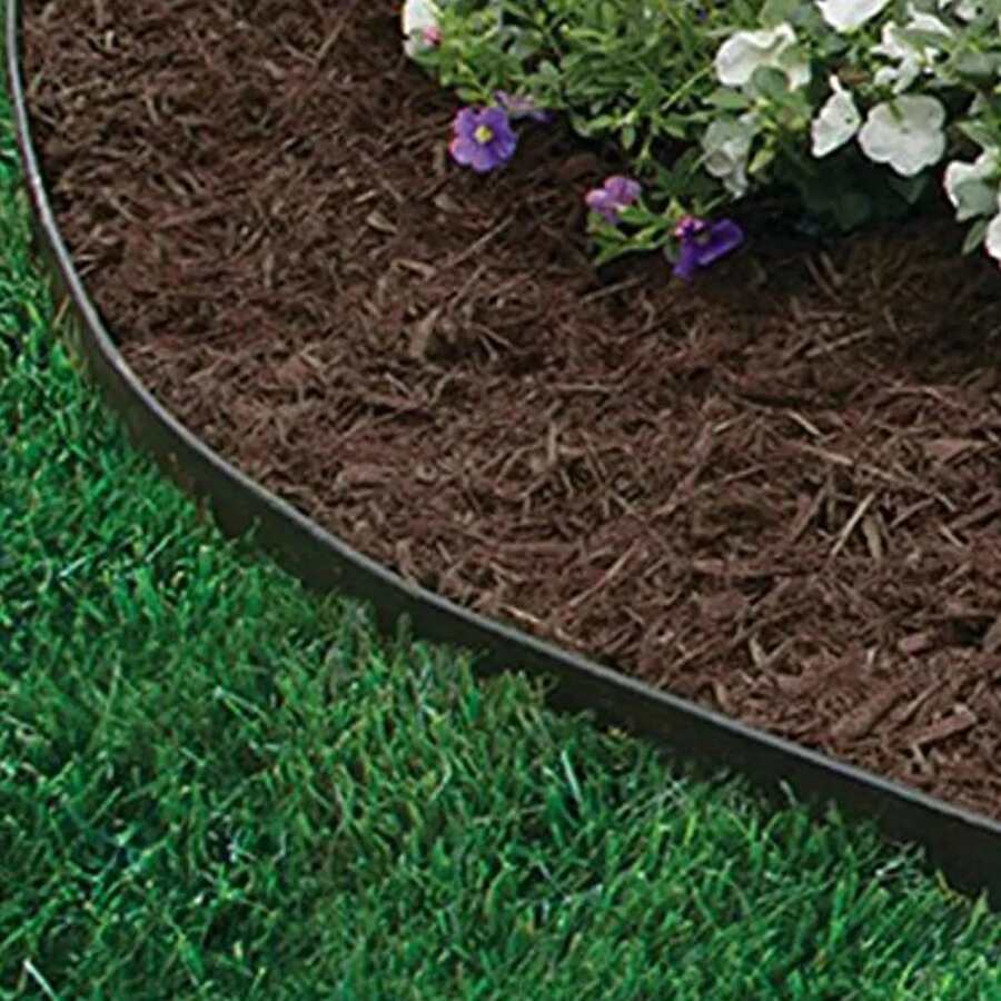 Landscape Edging Border With Spikes, Simple Installation No Dig Weather-Resistant Versatile ...