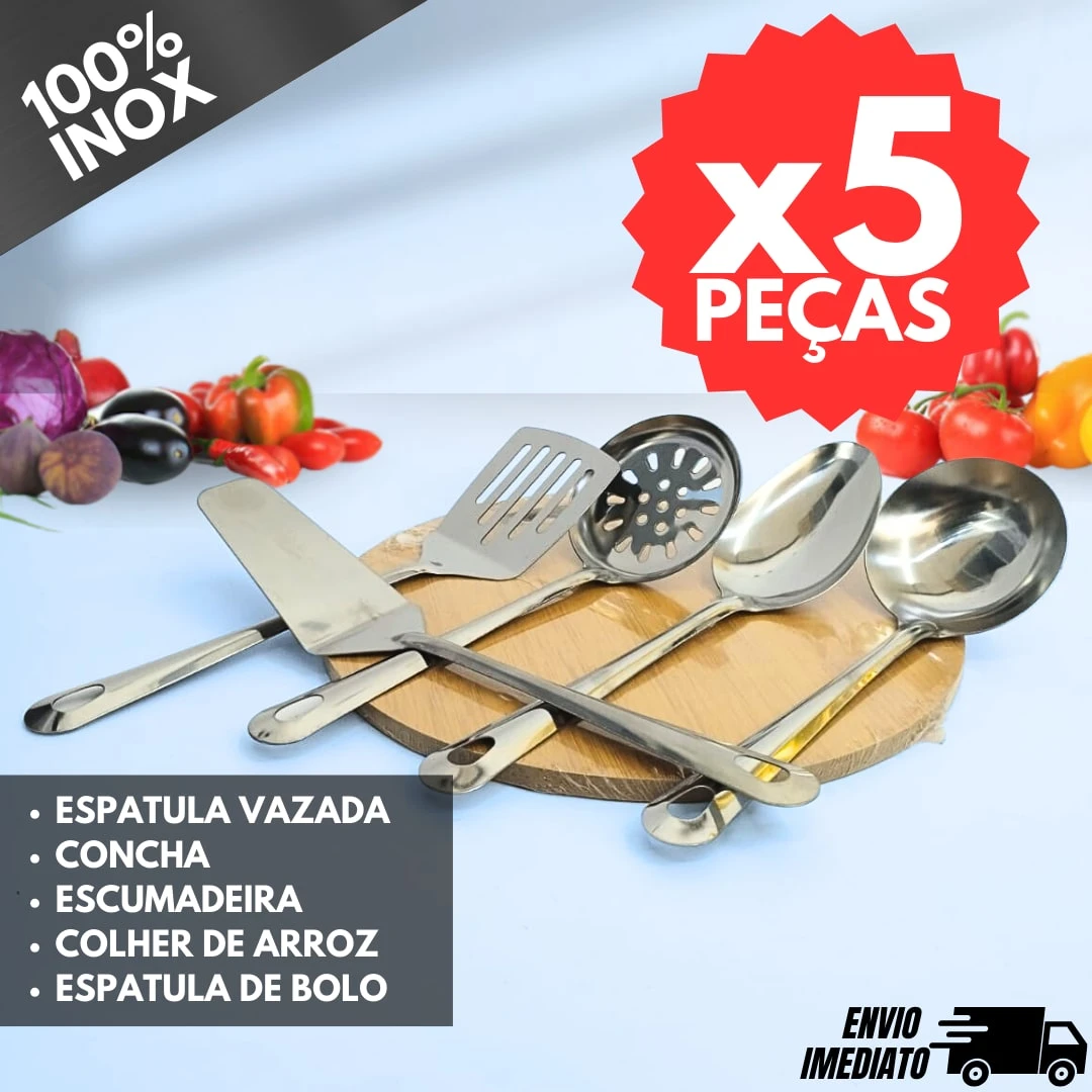 Utensils Ladle Spatula Skimmer Rice Spoon Cake Spatula STAINLESS STEEL ...