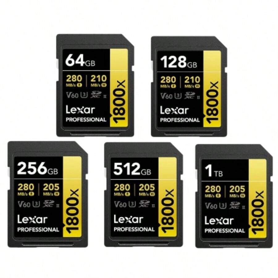 SD Memory Card, 800X High Speed, Digital Camera Storage Card With ...
