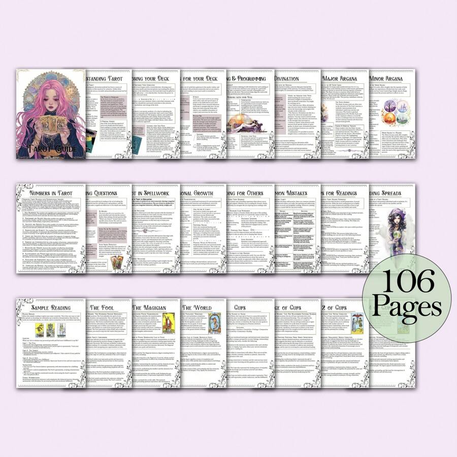 Beginner's Tarot Guide: Complete Set With Meaning, Layout & Recitation ...