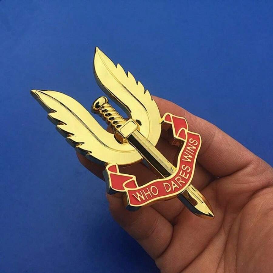 1pc Copy Task Force Badge Chapter 3D Car Sticker Who Dares Wins Flying ...