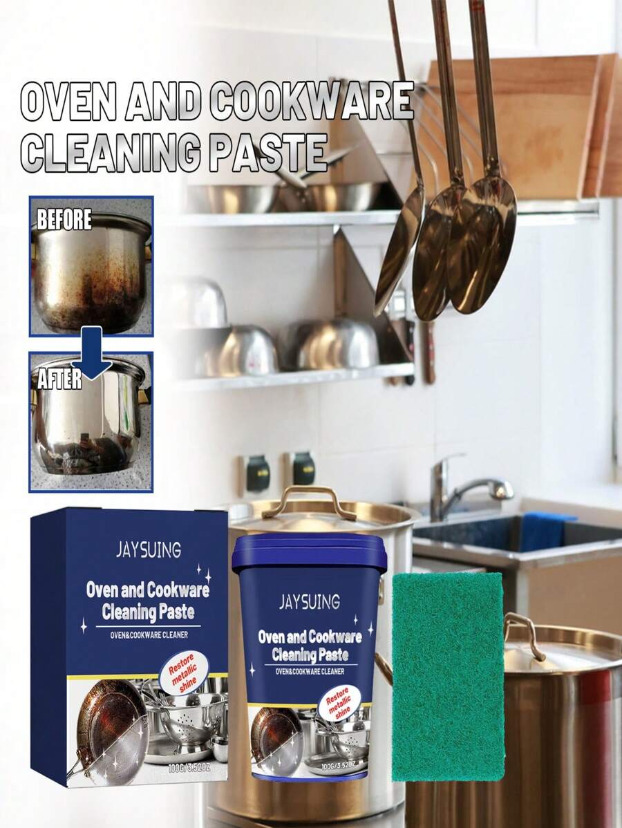 Stainless Steel Cleaning Cream Kitchen Utensils Cleaning Pot Bottom ...