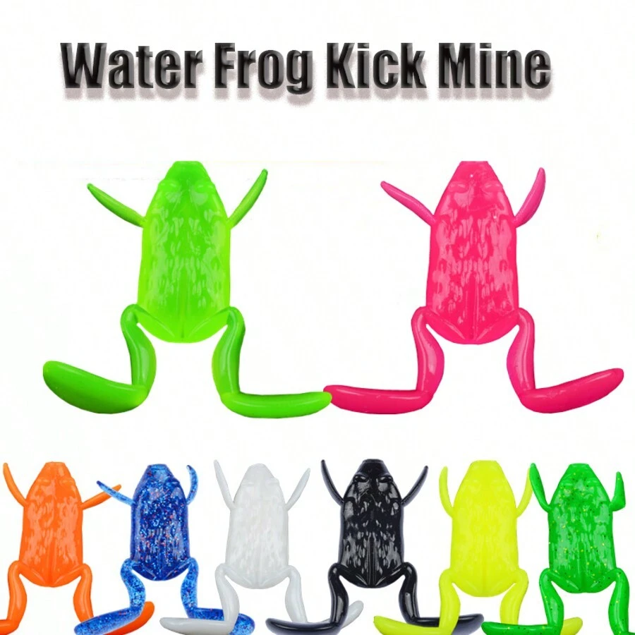 Floating Kicking Legs Frog Lure, Realistic Frog Soft Lure For ...
