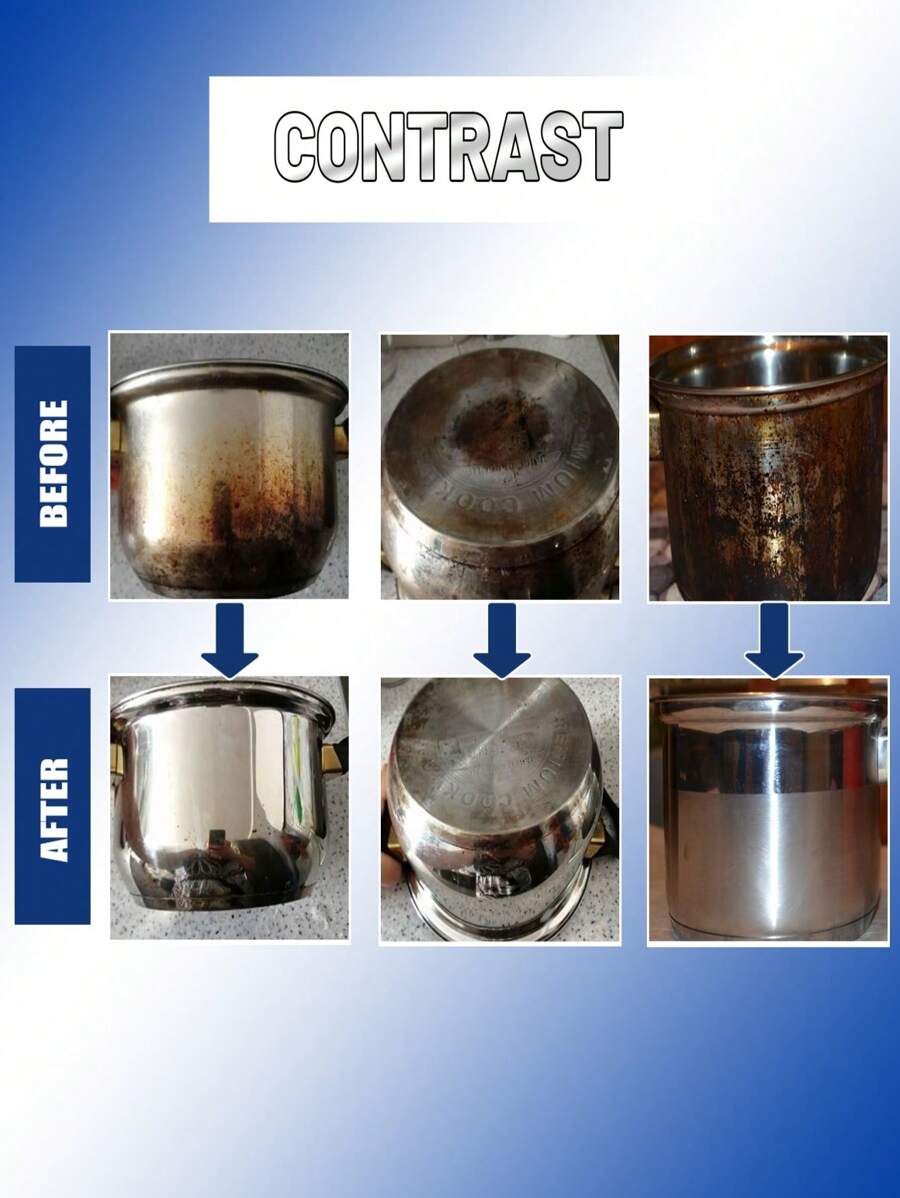 Stainless Steel Cleaning Cream Kitchen Utensils Cleaning Pot Bottom ...