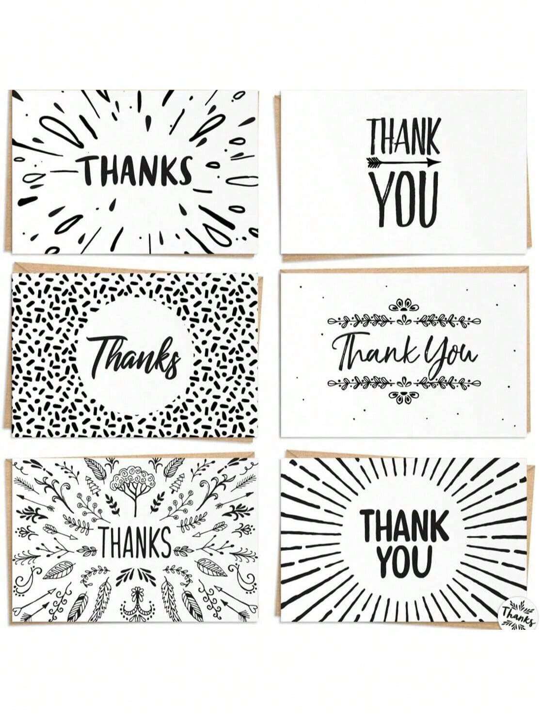 Thank You Cards Greeting Cards With Envelope,Thank You Cards Bulk Thank ...