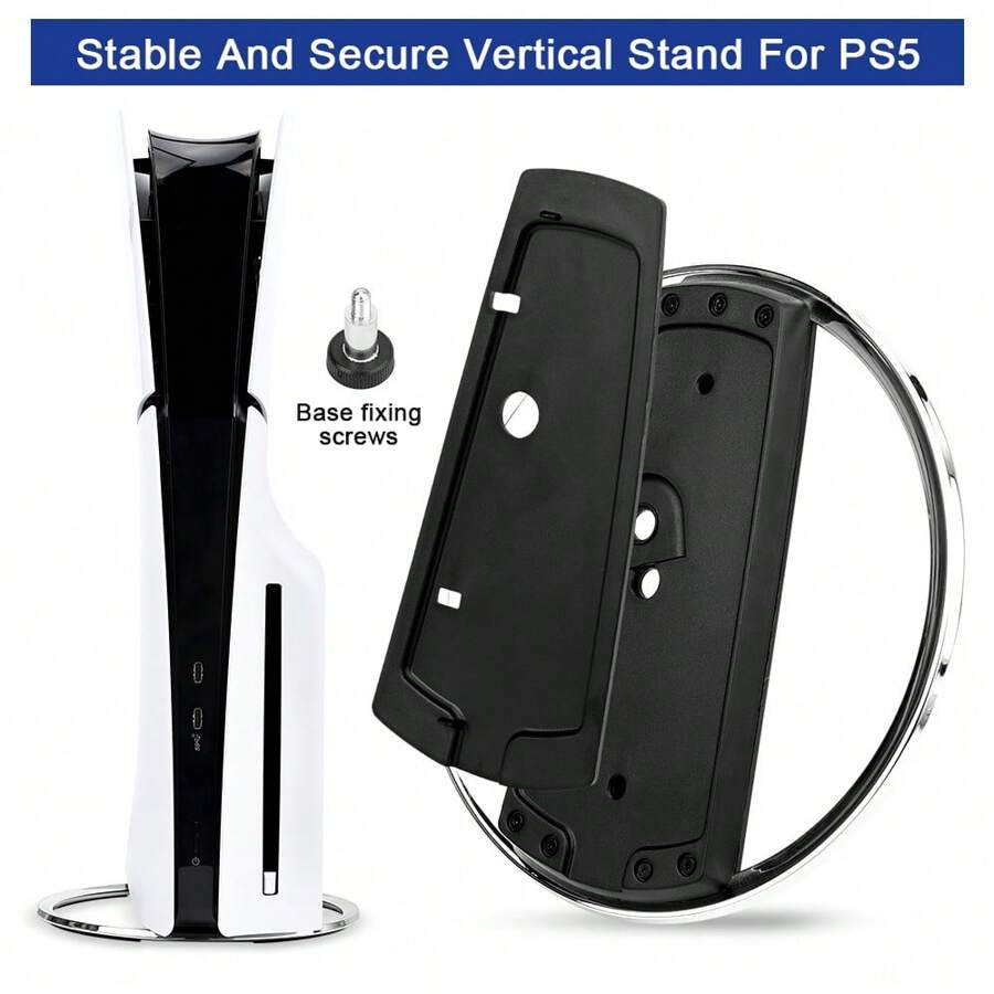 Vertical Stand Compatible With PS5 Slim & PS5 Console - Black Vertical ...