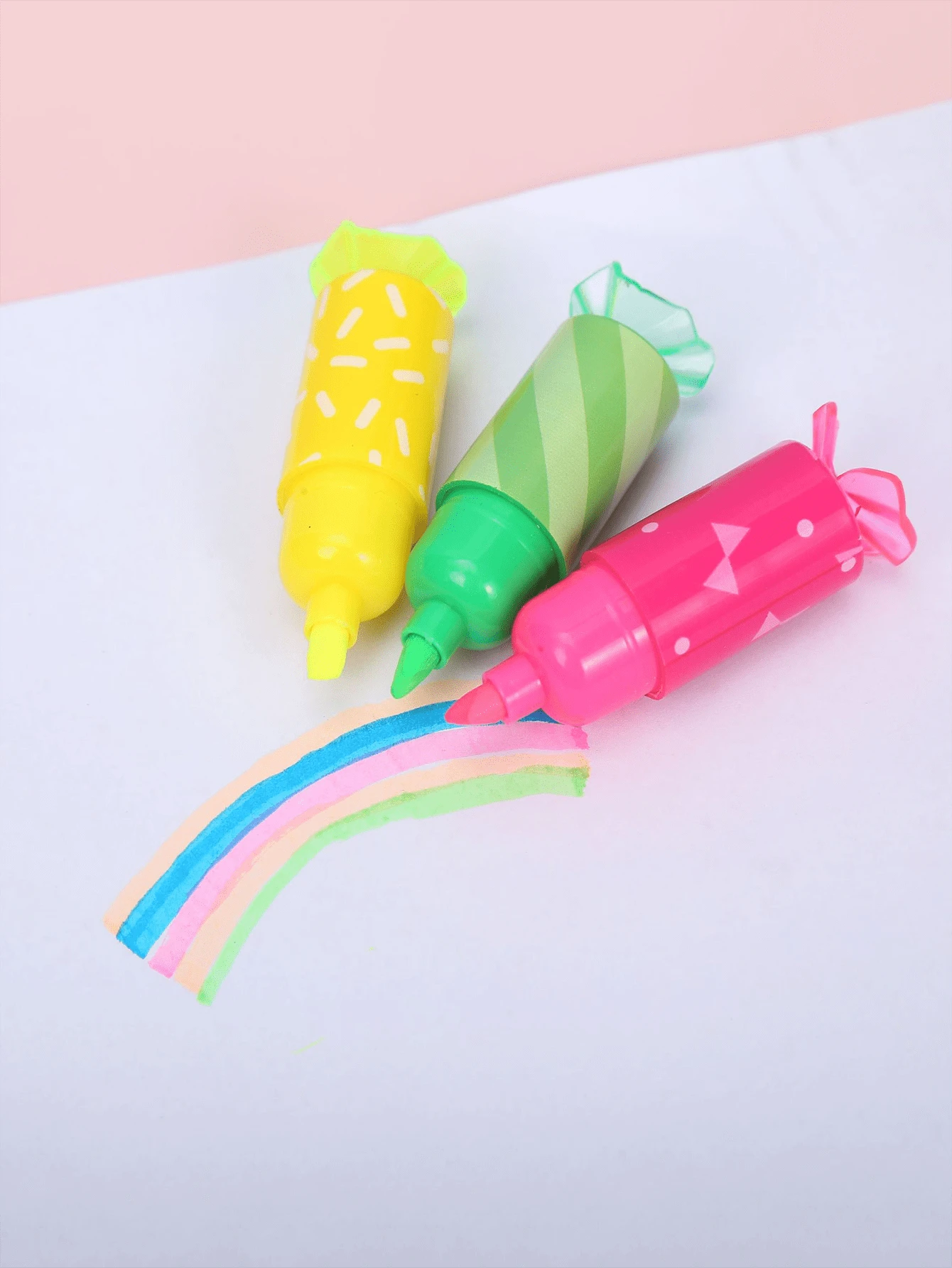 6 Pack Mini Highlighters 6 Colors Cute Chisel Tip Marker Highlighter ...