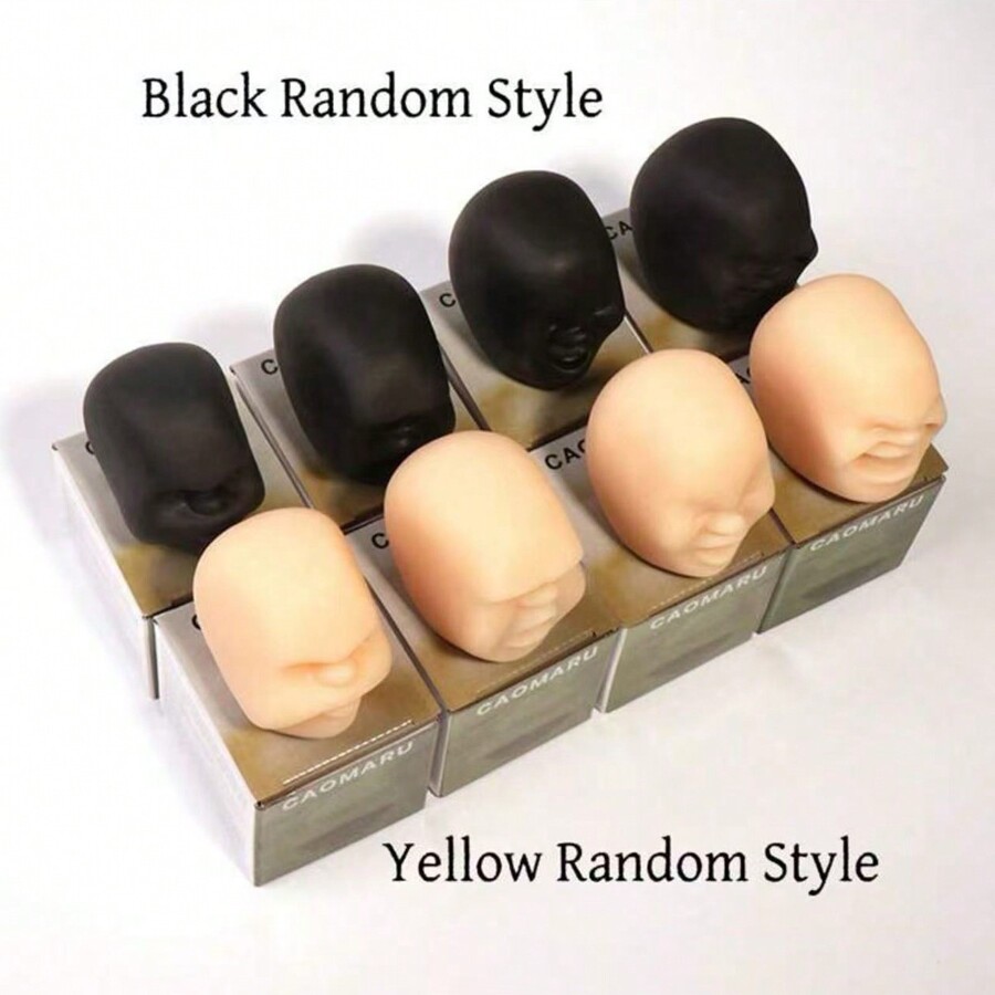 Creative Face Expression Stress Relief Ball, Squeeze Squishy Novelty ...
