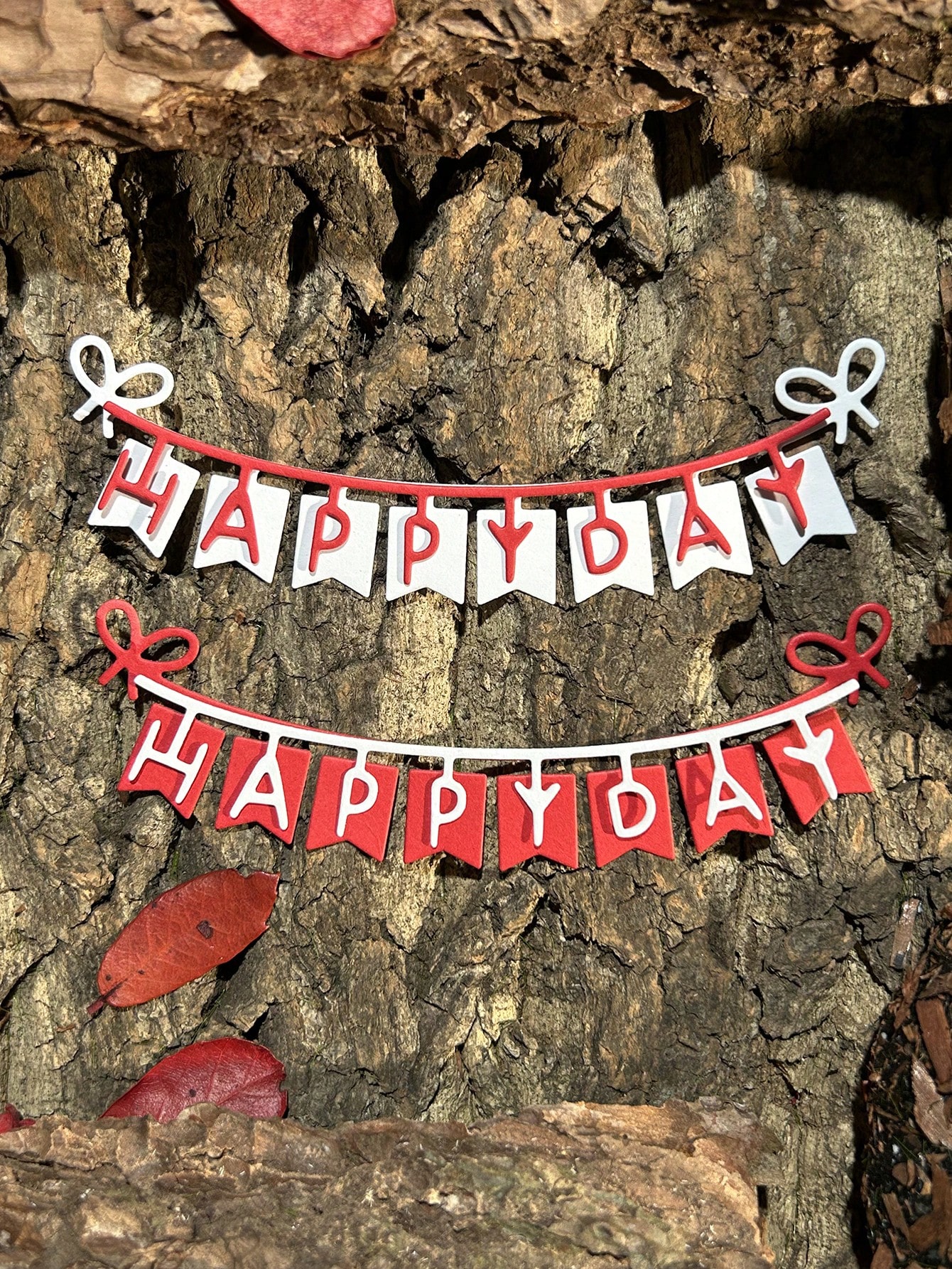 1pc "Happy Day" Letter Banner Embossing Mold - Carbon Steel Metal ...