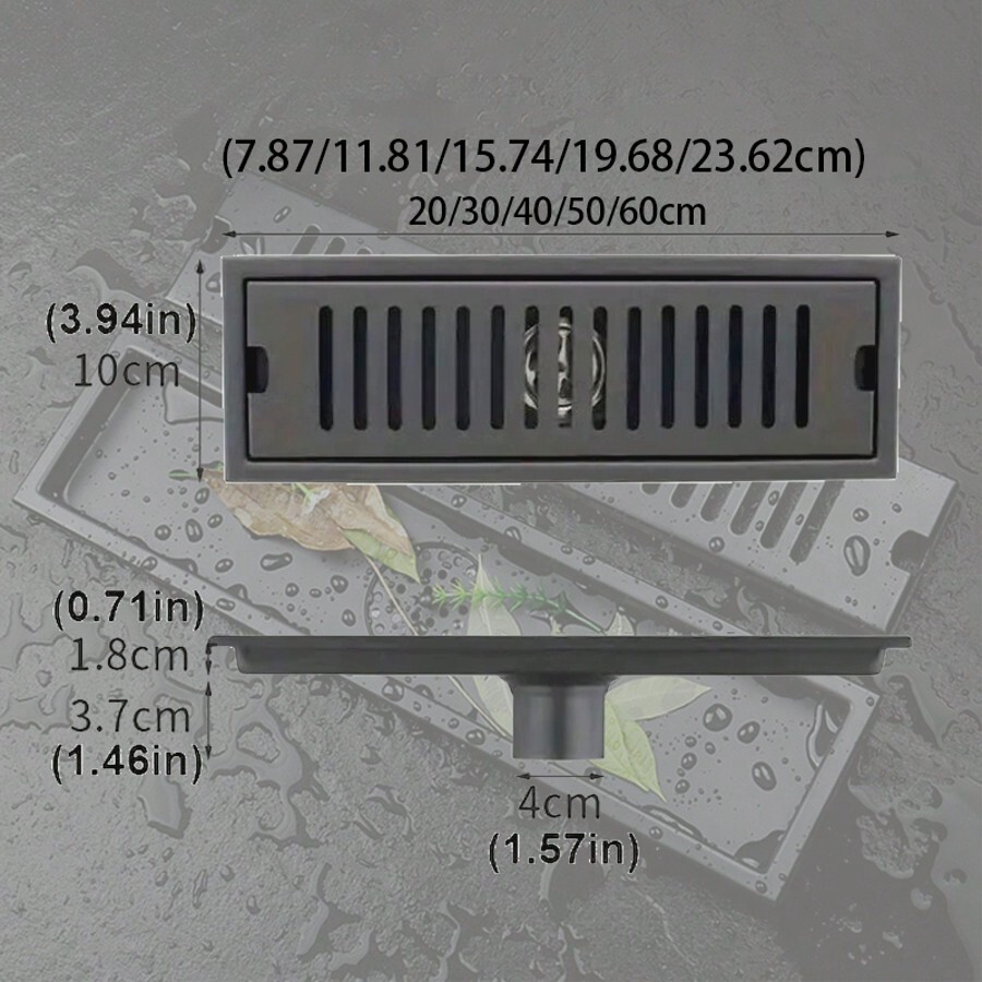 Scarichi a pavimento autosigillanti in acciaio inossidabile 304 disponibili in scarichi per ...
