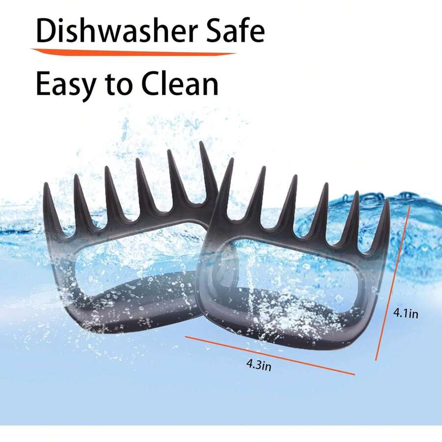 2 Packs Meat Slicer Claws, Bear Claw Meat Slicer Meat Splitter Pulled ...