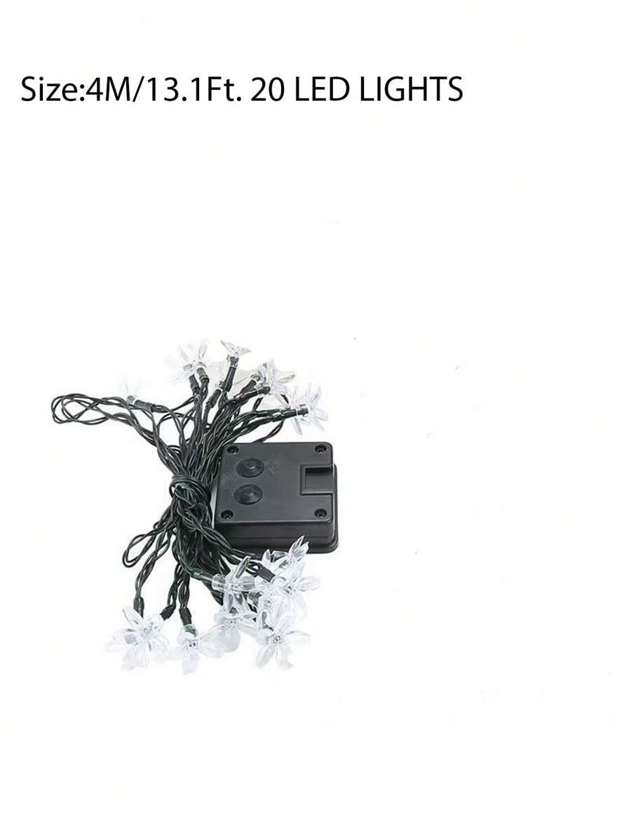 1.5m 10 LED (Battery Pack Model), 4m 20 LED, 5m 50 LED (Solar Powered ...