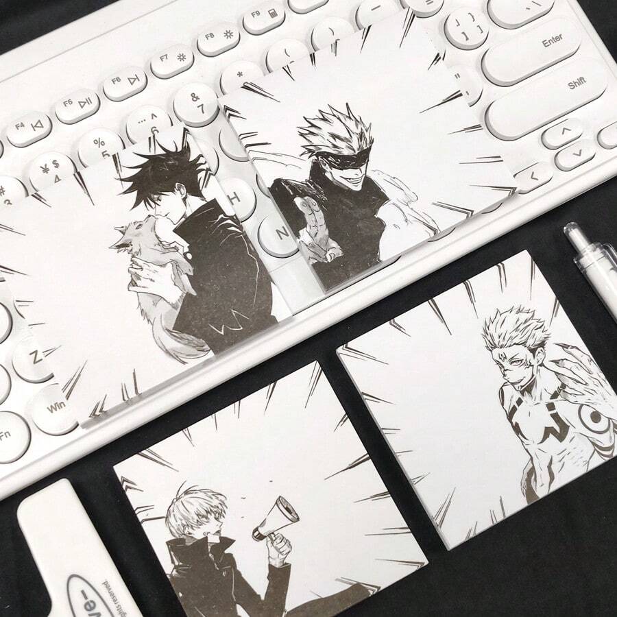 Jujutsu Kaisen 1pc Sticky Notes, High-Quality Memo Pads, Student Ins ...