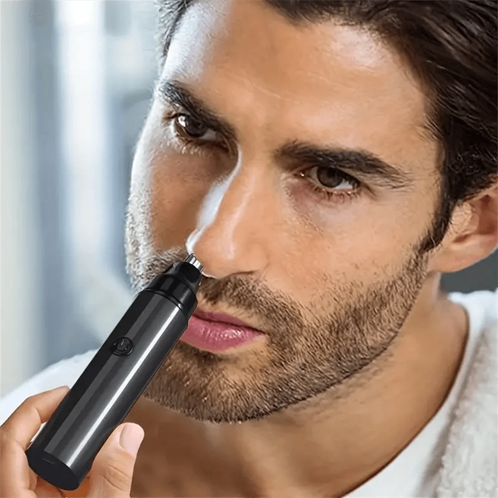 Electric Nose Hair Trimmer, Men's Ear And Nose Hair Trimmer, USB ...