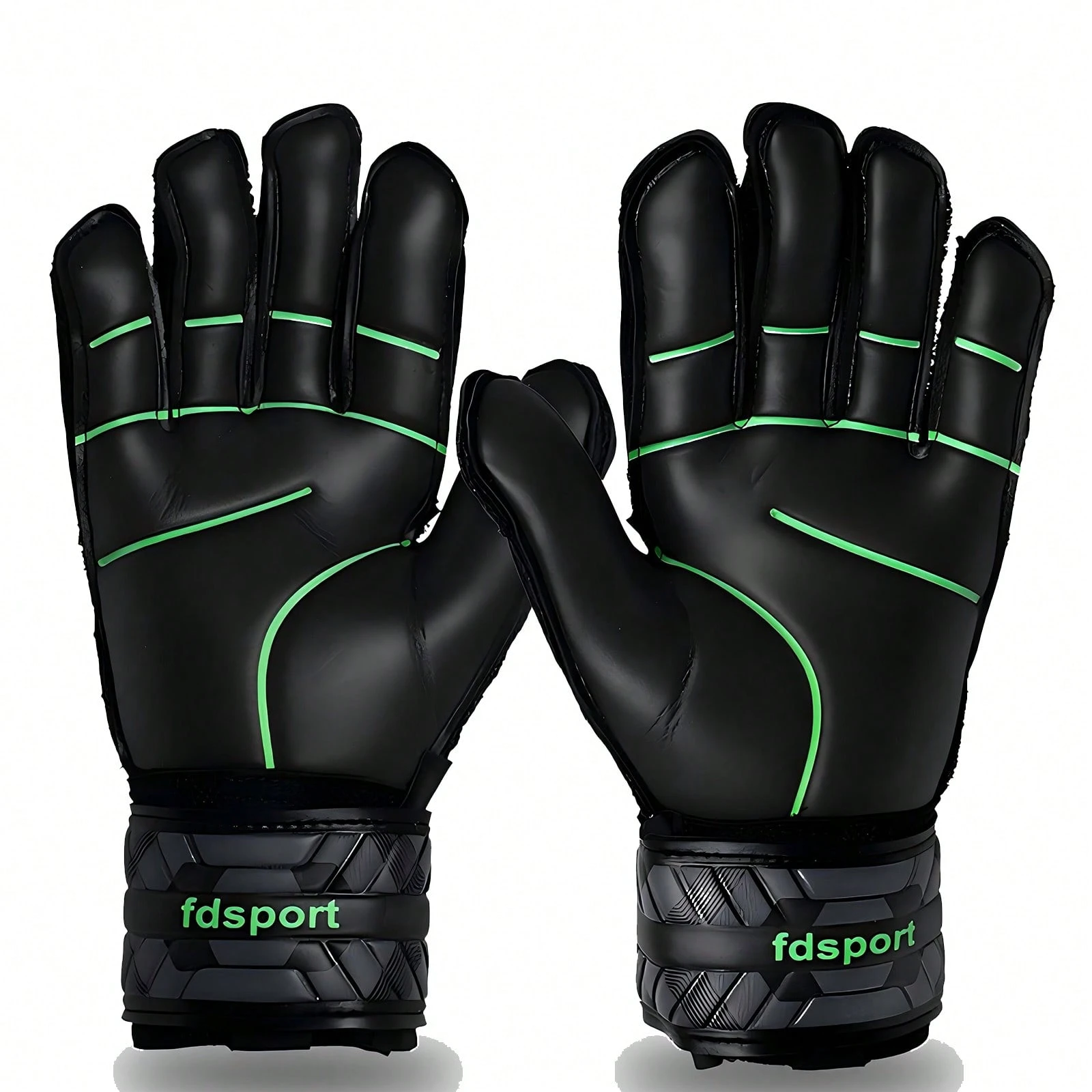 Professional Soccer Goalkeeper Gloves Adult With Finger Protection ...