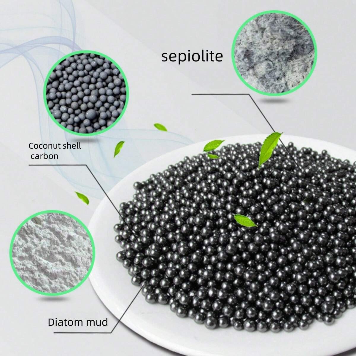 Cat Litter Companion Activated Carbon Particles Fragrance Deodorizing ...