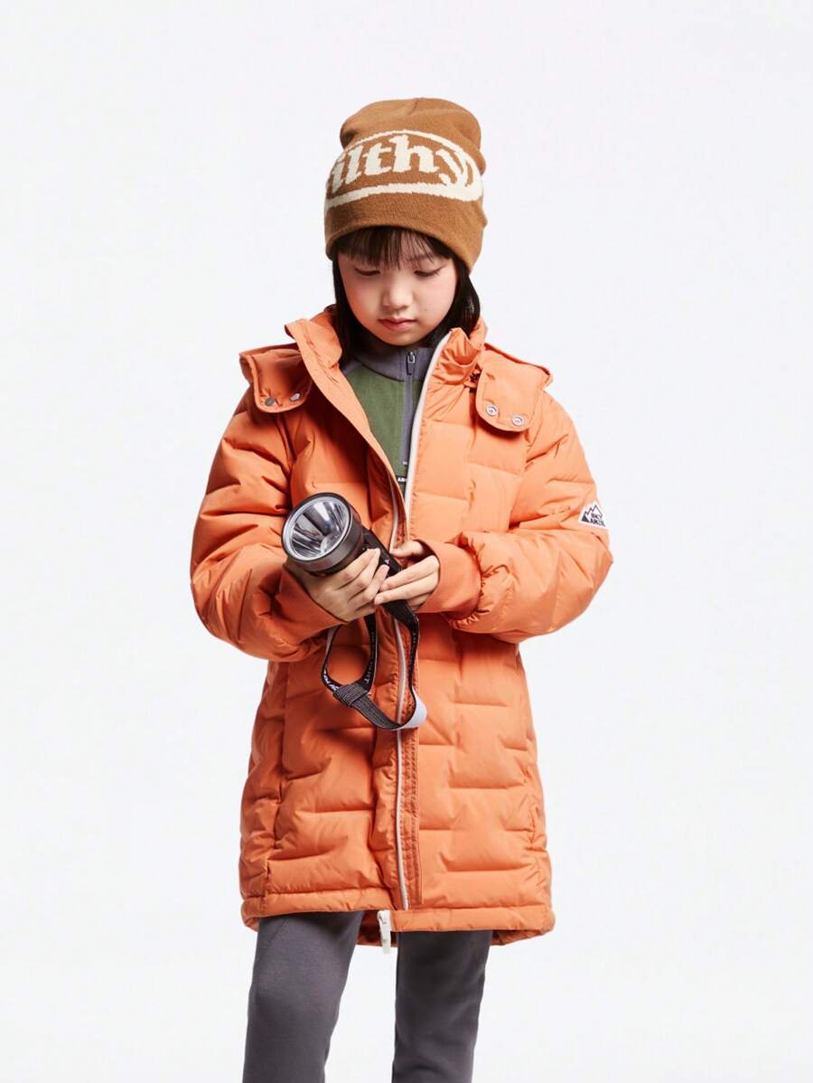 Annil Chaquetas de plumas de longitud media y larga para niños y niñas ...