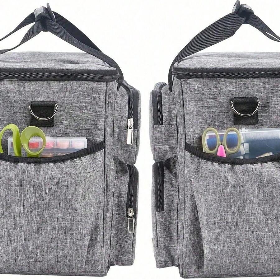 Portable Sewing Machine Carry Case Bag, Sewing Machine Travel Tote Bag ...
