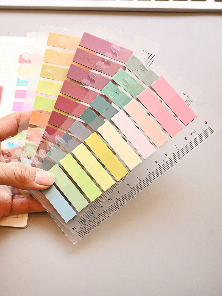 1 paquete de 4 tipos de etiquetas de índice, 200 etiquetas de cada tipo ...