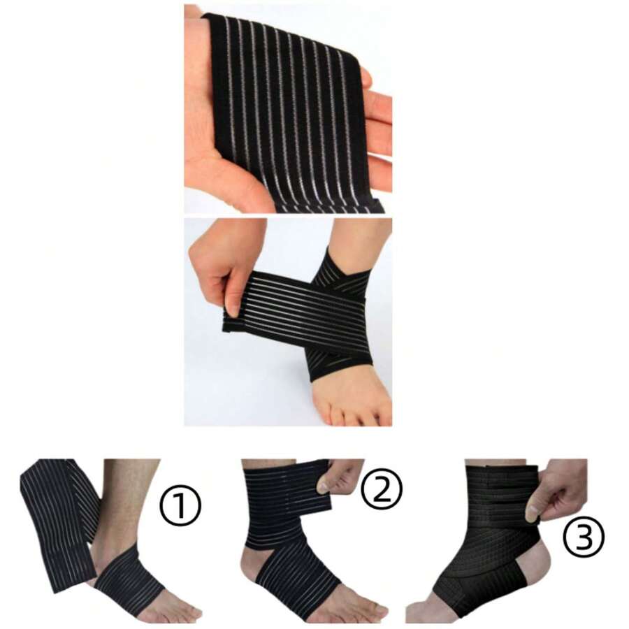 1pc Elastic Calf Compression Sleeve, Sports Leg Compression Wrap ...