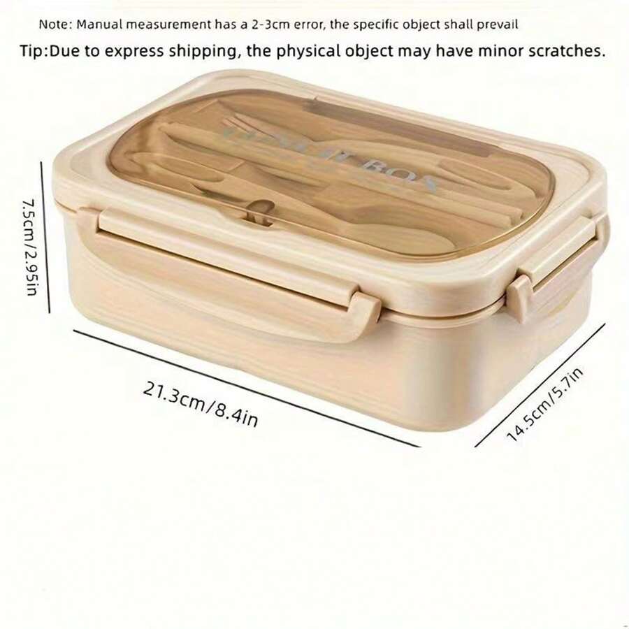 1pc Microwave Heating Lunch Box, Student Bento Box, Portable Outdoor ...