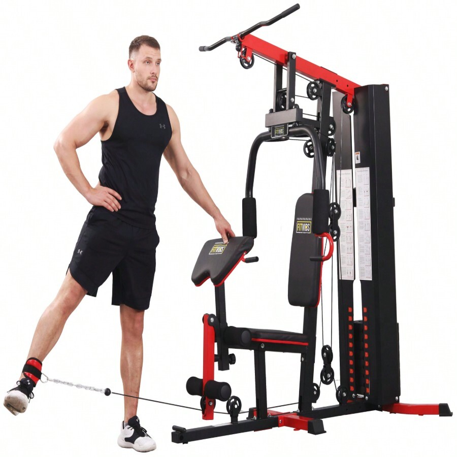 Fitvids LX750 Multifunctional Full Home Gym System Workout Station With ...