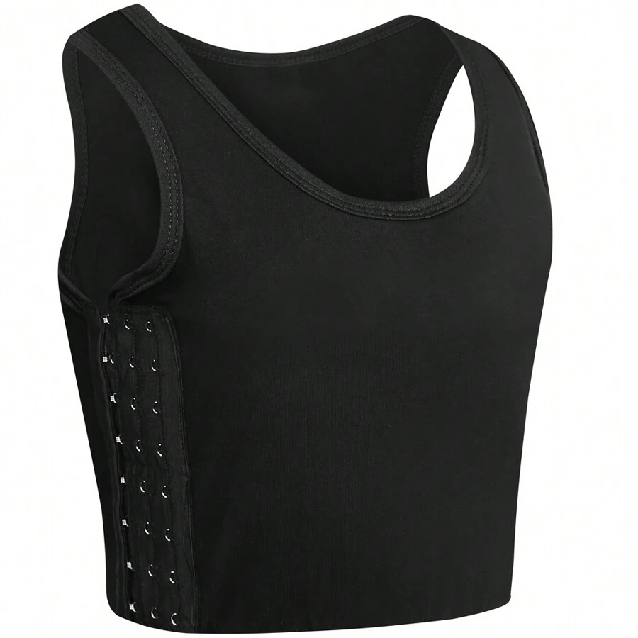Transgender FTM Breathable Cotton Elastic Band Colors Chest Binder Tank ...