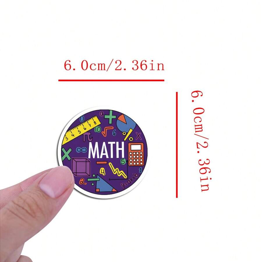 50Pcs Math Stickers | Vinyl Aesthetics Stickers For Scrapbook ...
