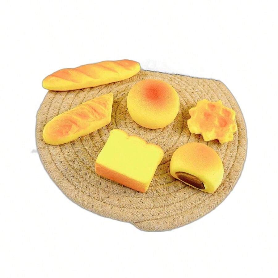 Trending Soft Slow Rebound Squishy Bread Simulation Food Toy, Anti ...