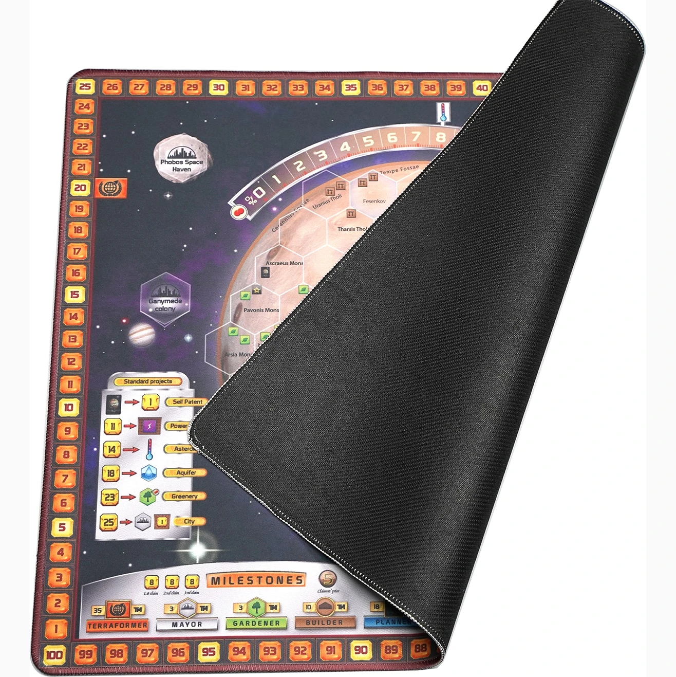 Terraforming Mars Board Game Play Mat Map Player Board Accessory To ...