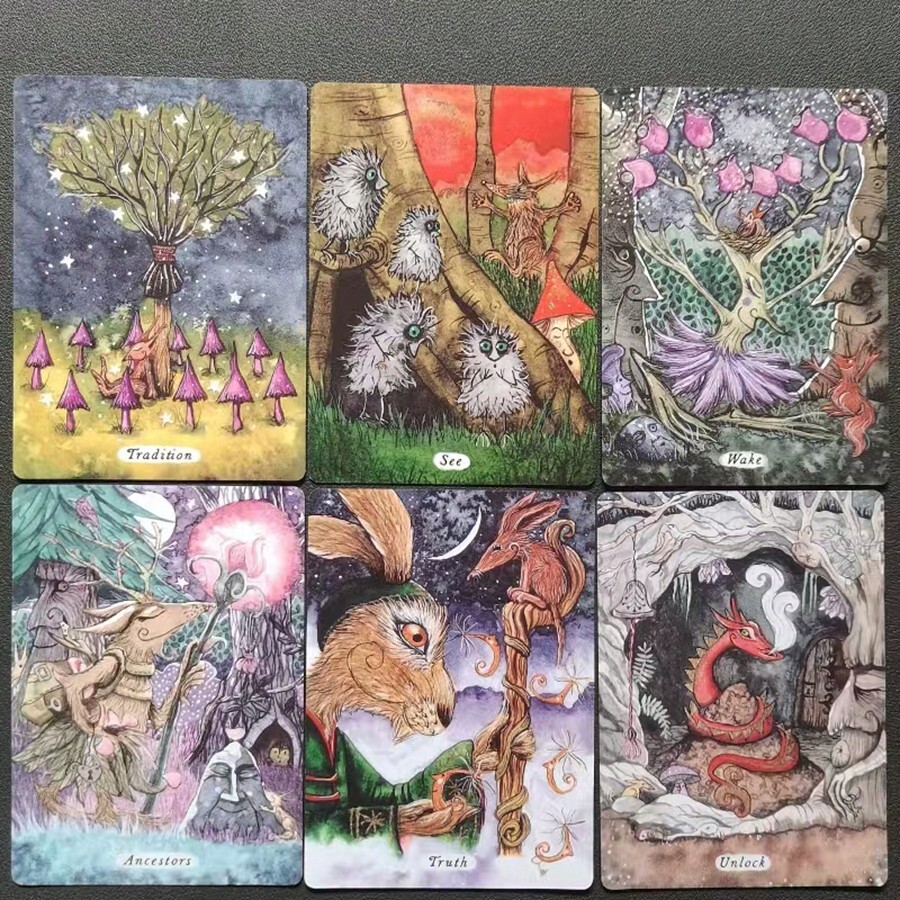 Magic Forest Oracle Cards, Multicolor Packaging, Premium Quality ...