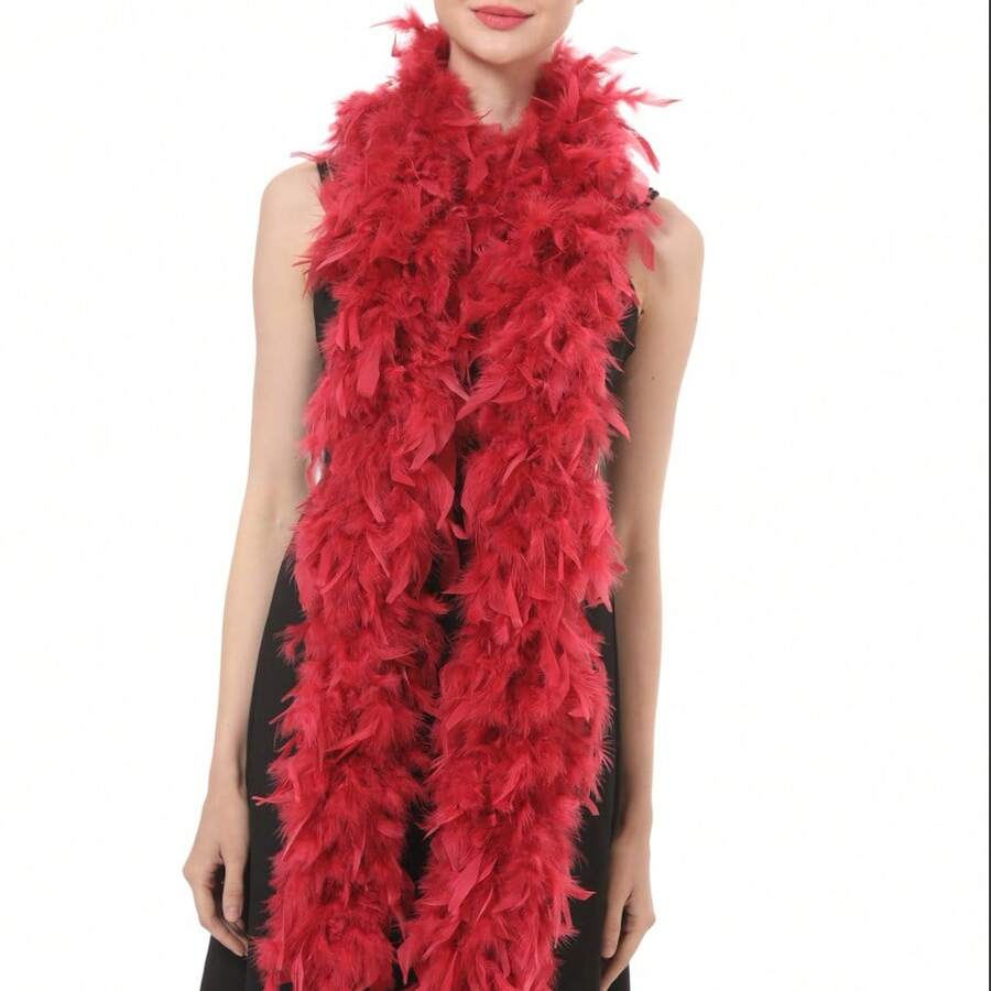 100 Gram Chandelle Artificial Feather Boa, 2 Yard Long-Great For Party ...
