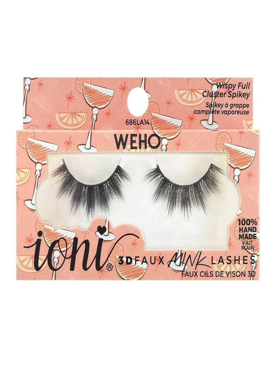 LA Splash 686LA14-P6 IONI Lash WEHO Wispy Full Cluster Spikey (Pack Of ...