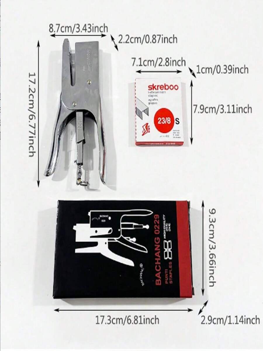 A Set Of Metal Handheld Staplers Can Deliver 1000 Staples, Essential ...