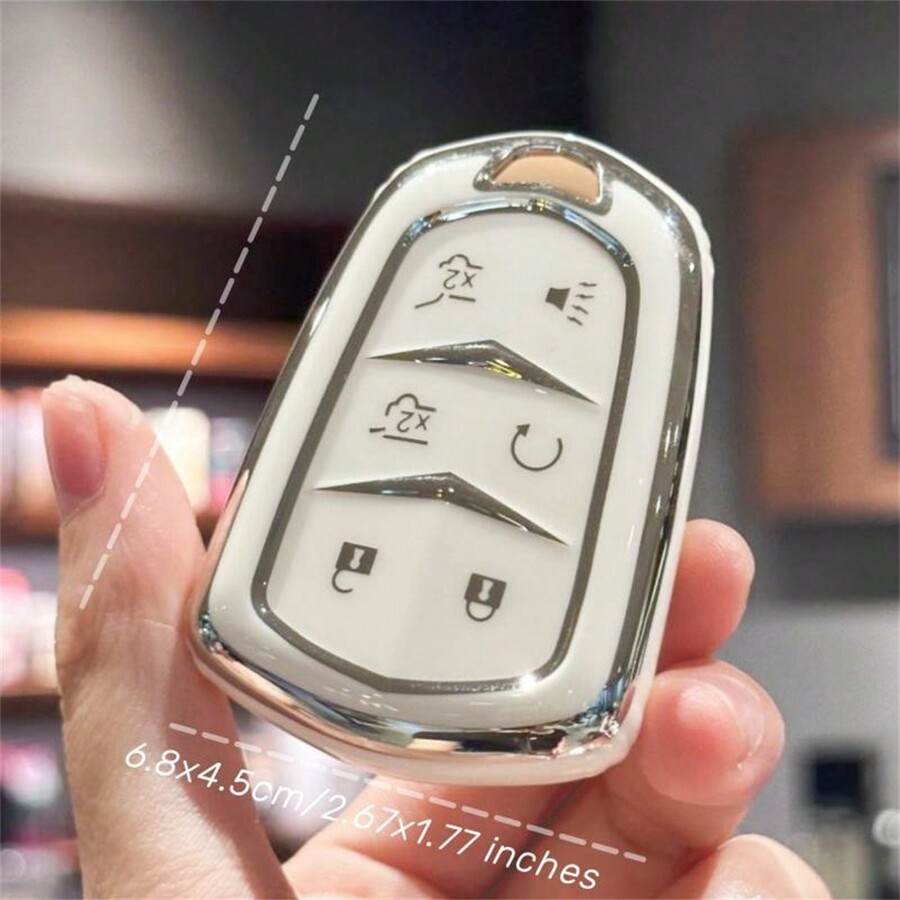 Sleutelhangerhoes, voor Cadillac Escalade CTS SRX ATS CT6 SRX XT5 Smart ...