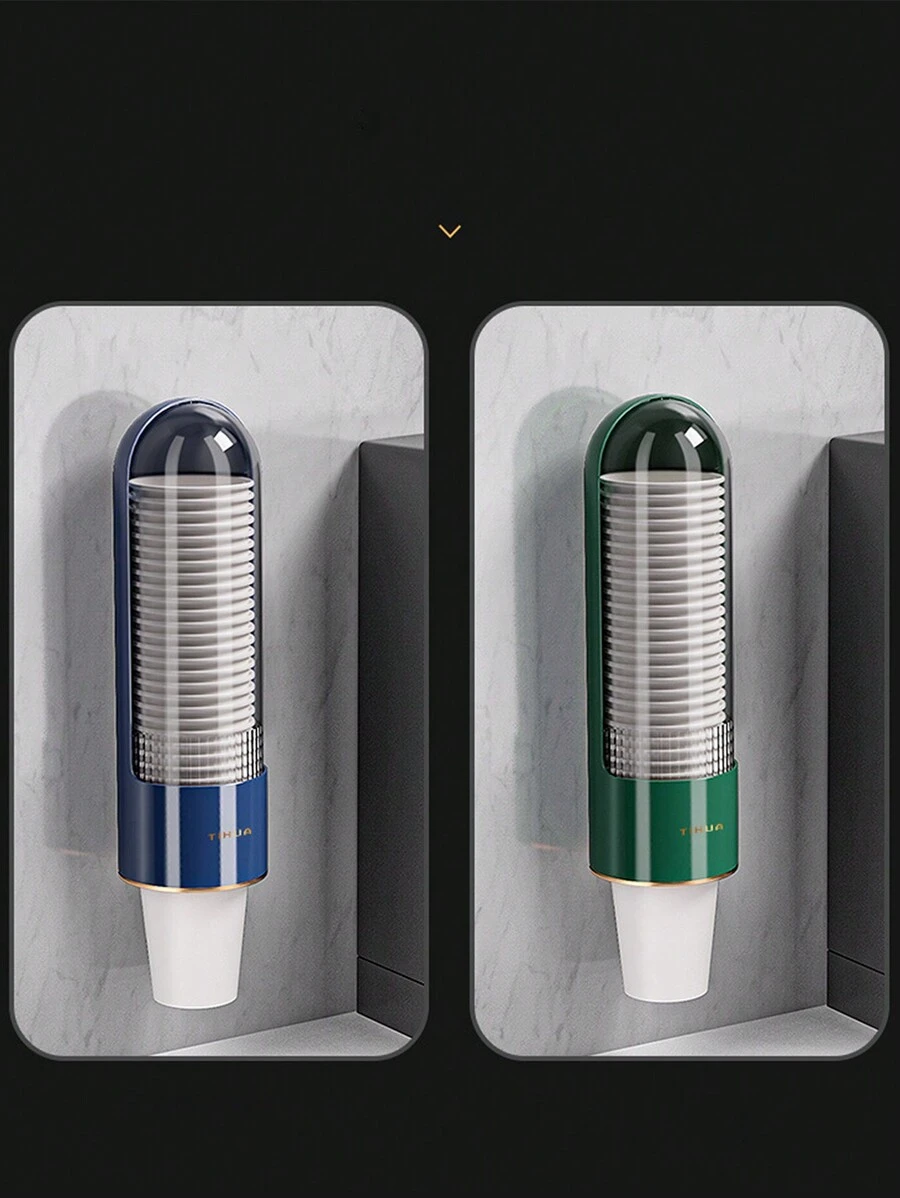 Paper Cup Holder Dispenser, Automatic Cup Holder Shelf For Disposable ...